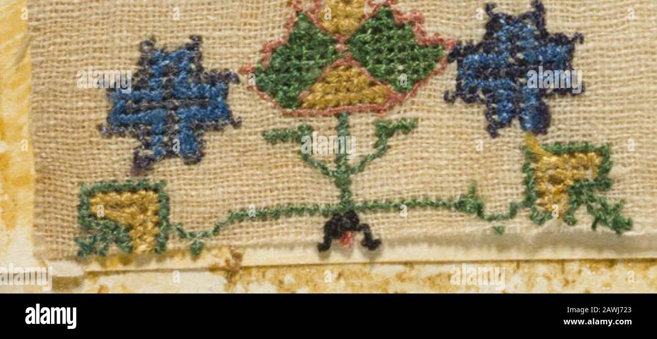 [Embroidery sample book] . ?p»*i« Stock Photo - Alamy