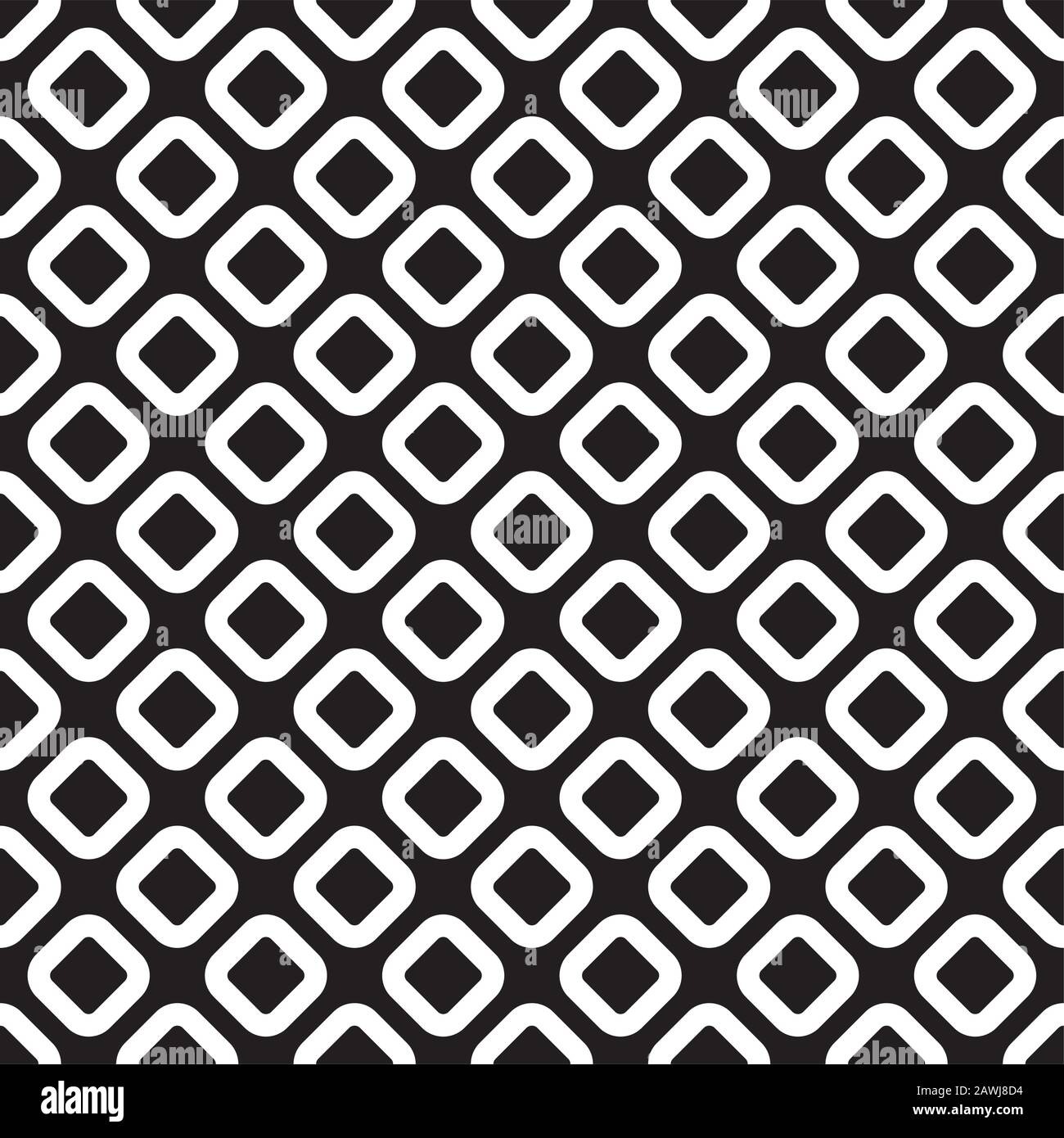 Seamless abstract geometric rounded tile pattern background Stock ...