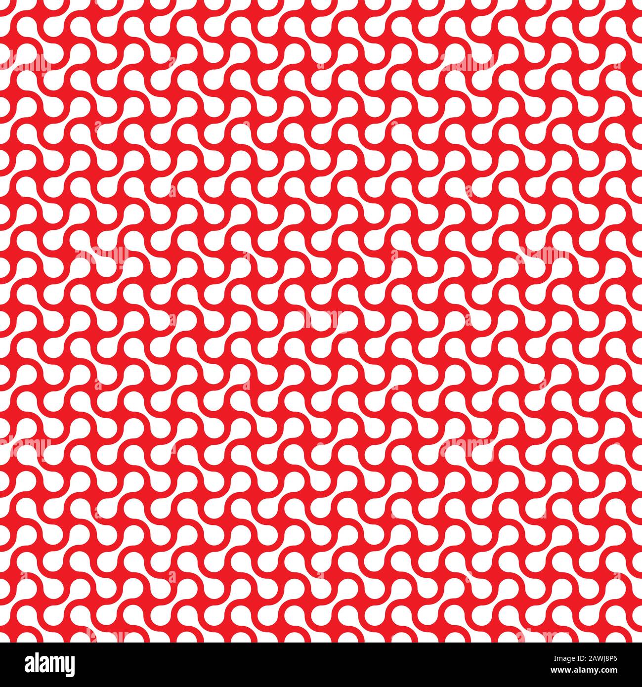 Seamless Red Abstract Interlocking Pattern Stock Vector Image And Art Alamy