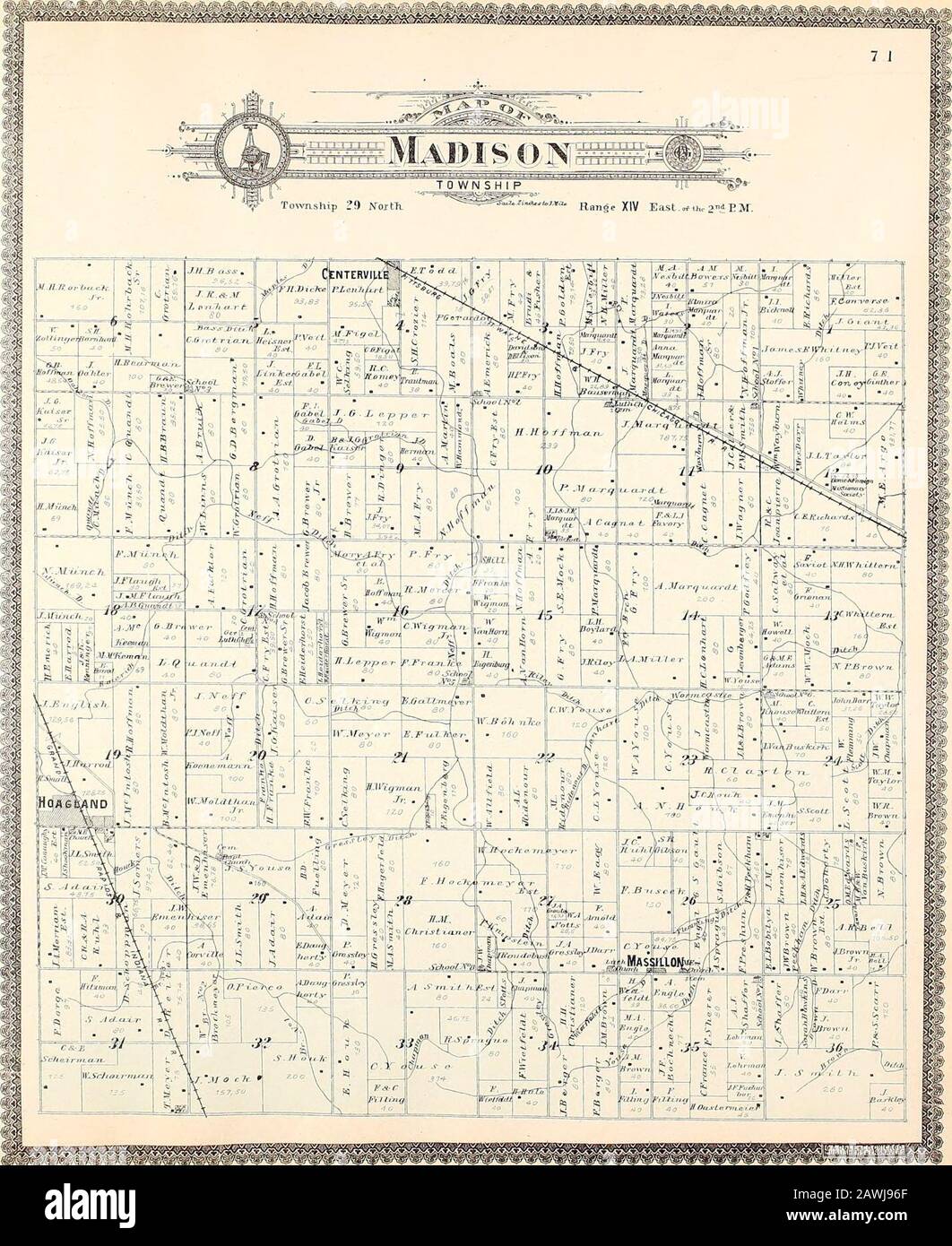 Standard atlas of Allen County, Indiana : including a plat book of the ...