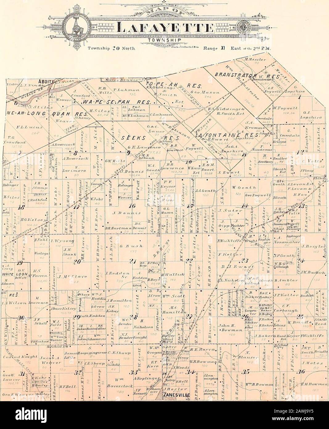 Standard atlas of Allen County, Indiana : including a plat book of the ...