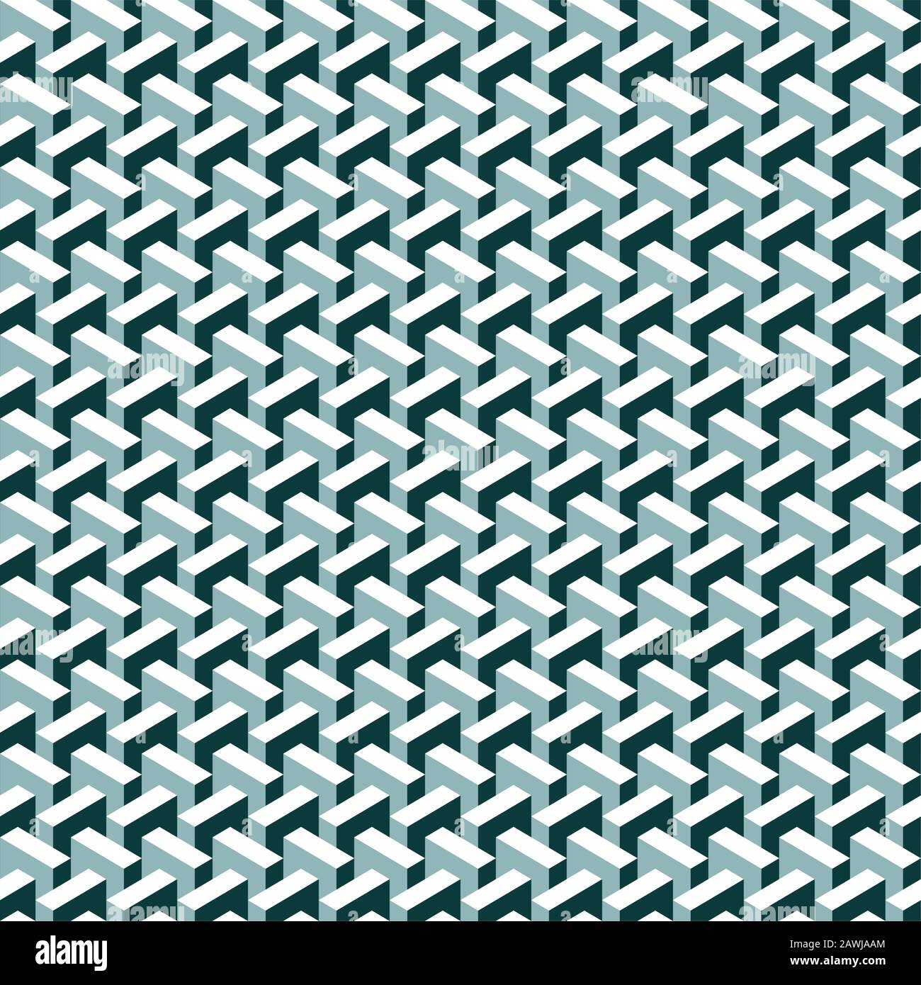 Seamless abstract 3d construction block pattern Stock Vector Image ...