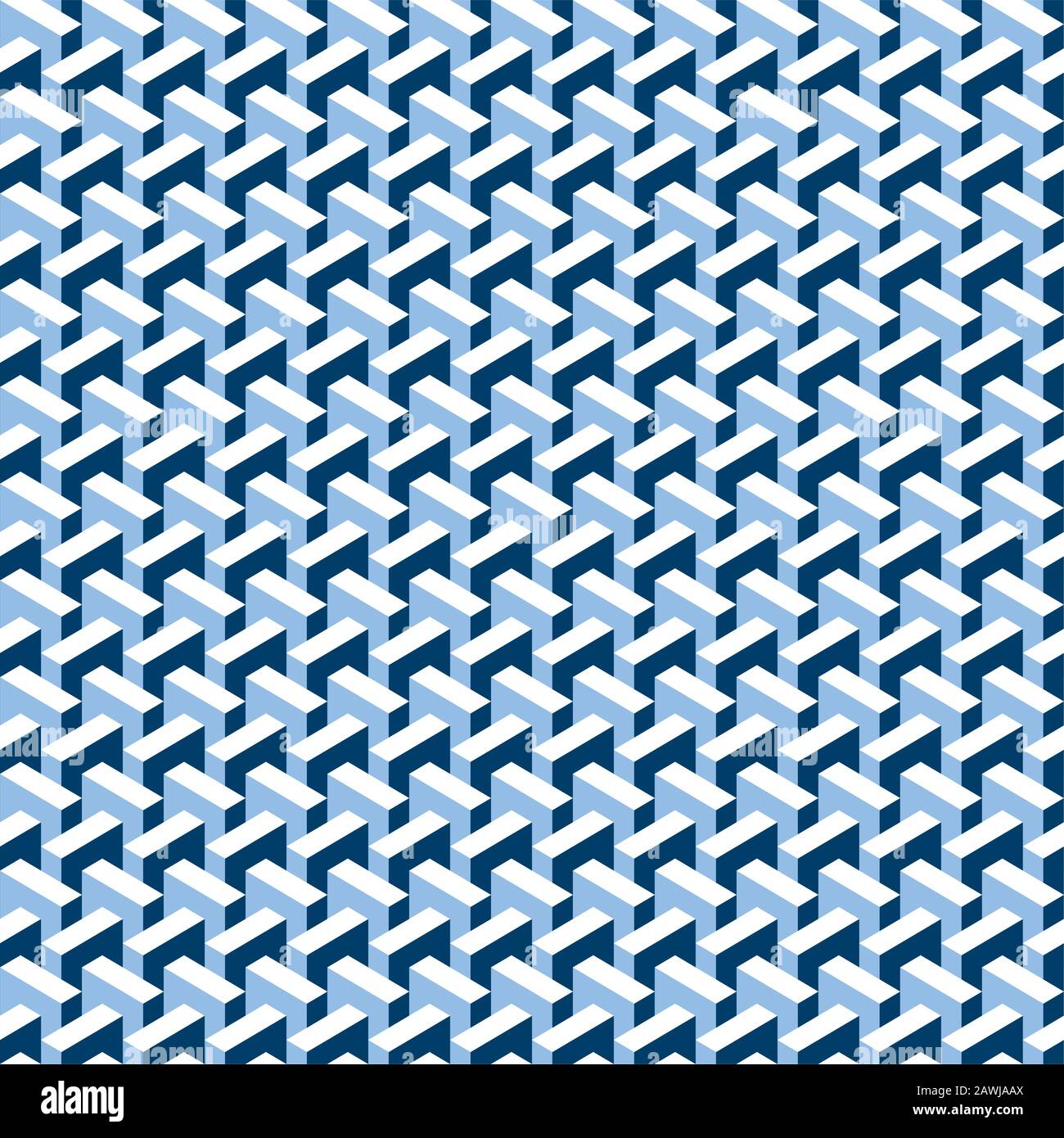 Seamless abstract 3d construction block pattern Stock Vector Image ...