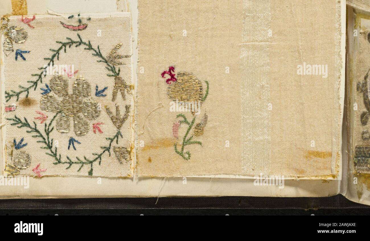 [Embroidery sample book] Stock Photo - Alamy