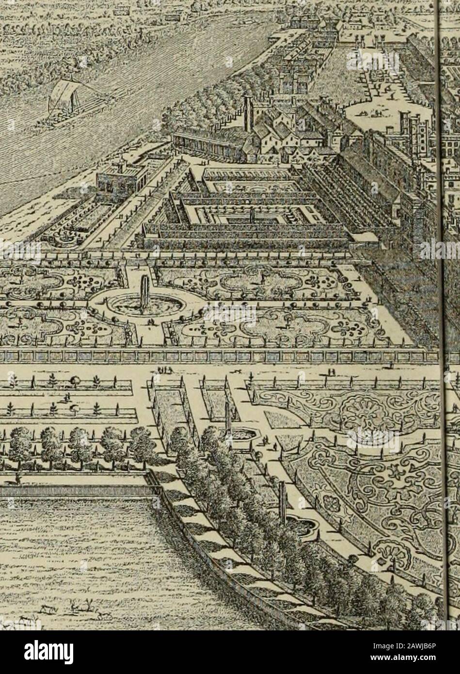 The history of Hampton Court Palace in Tudor times Stock Photo - Alamy