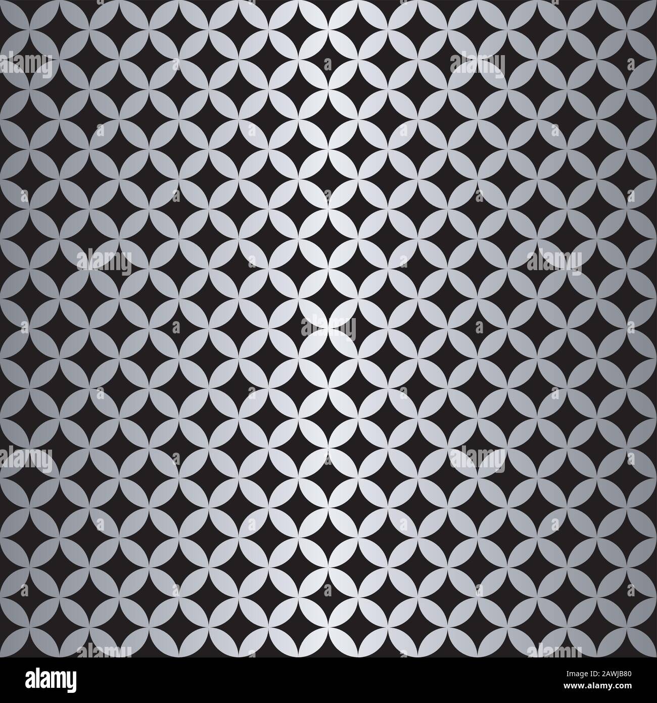 Seamless overlapping circle pattern in vector format Stock Vector Image ...