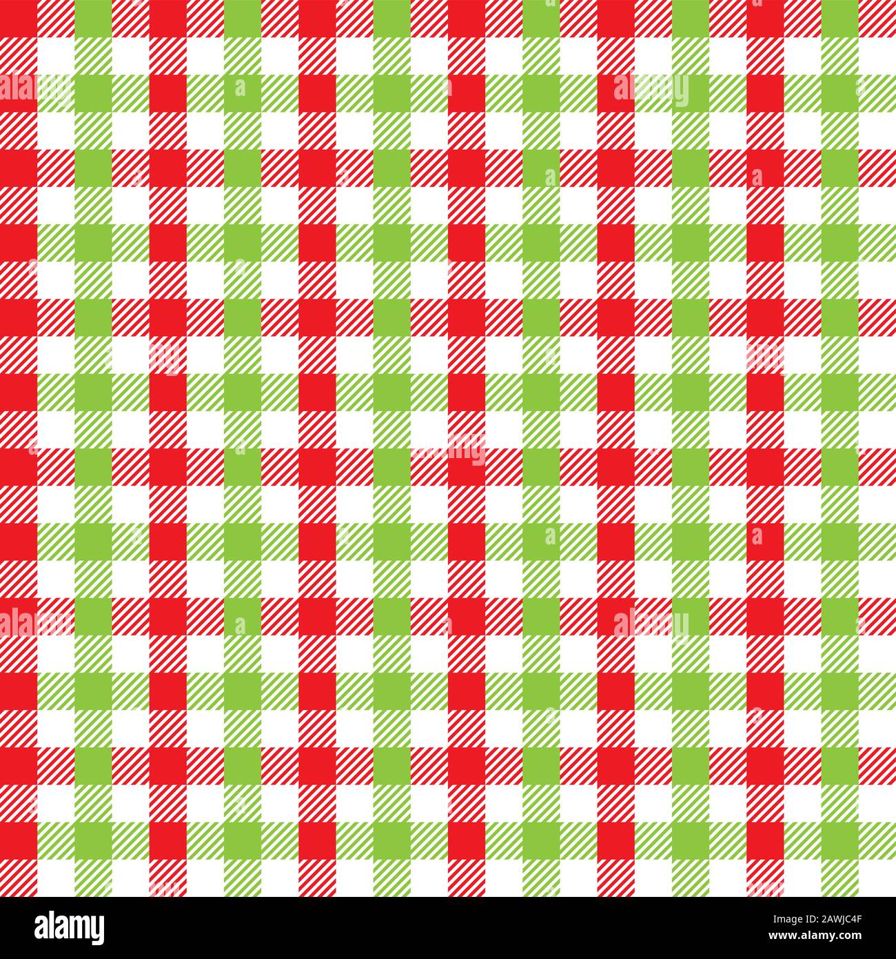 Seamless Christmas wrapping paper check pattern Stock Vector Image ...