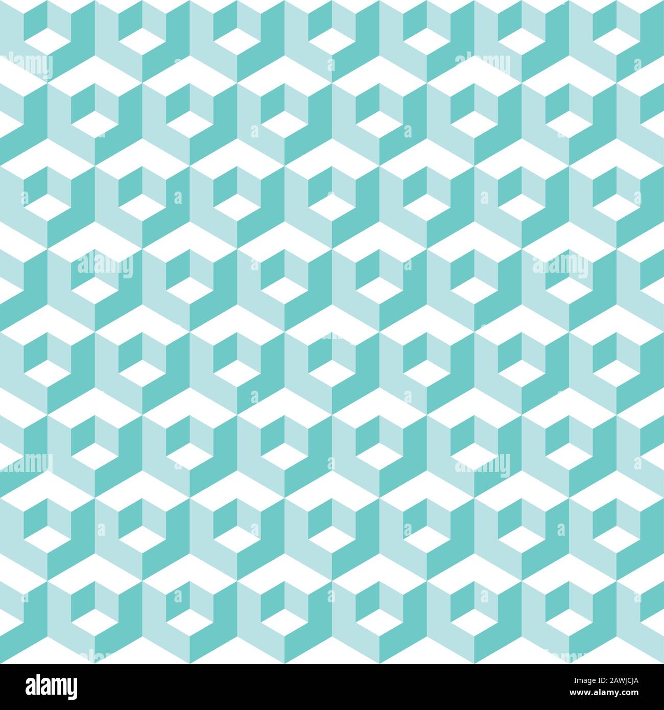 Seamless abstract geometric cubes optical illusion pattern texture Stock Vector Image & Art - Alamy