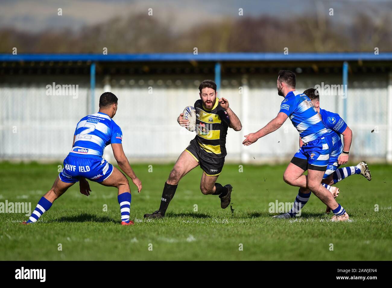 7th February 2020, Rochdale Mayfield Rugby Club, Rochdale, England ...