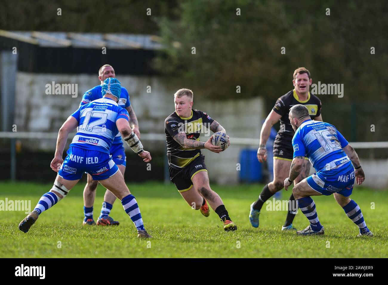 7th February 2020, Rochdale Mayfield Rugby Club, Rochdale, England ...