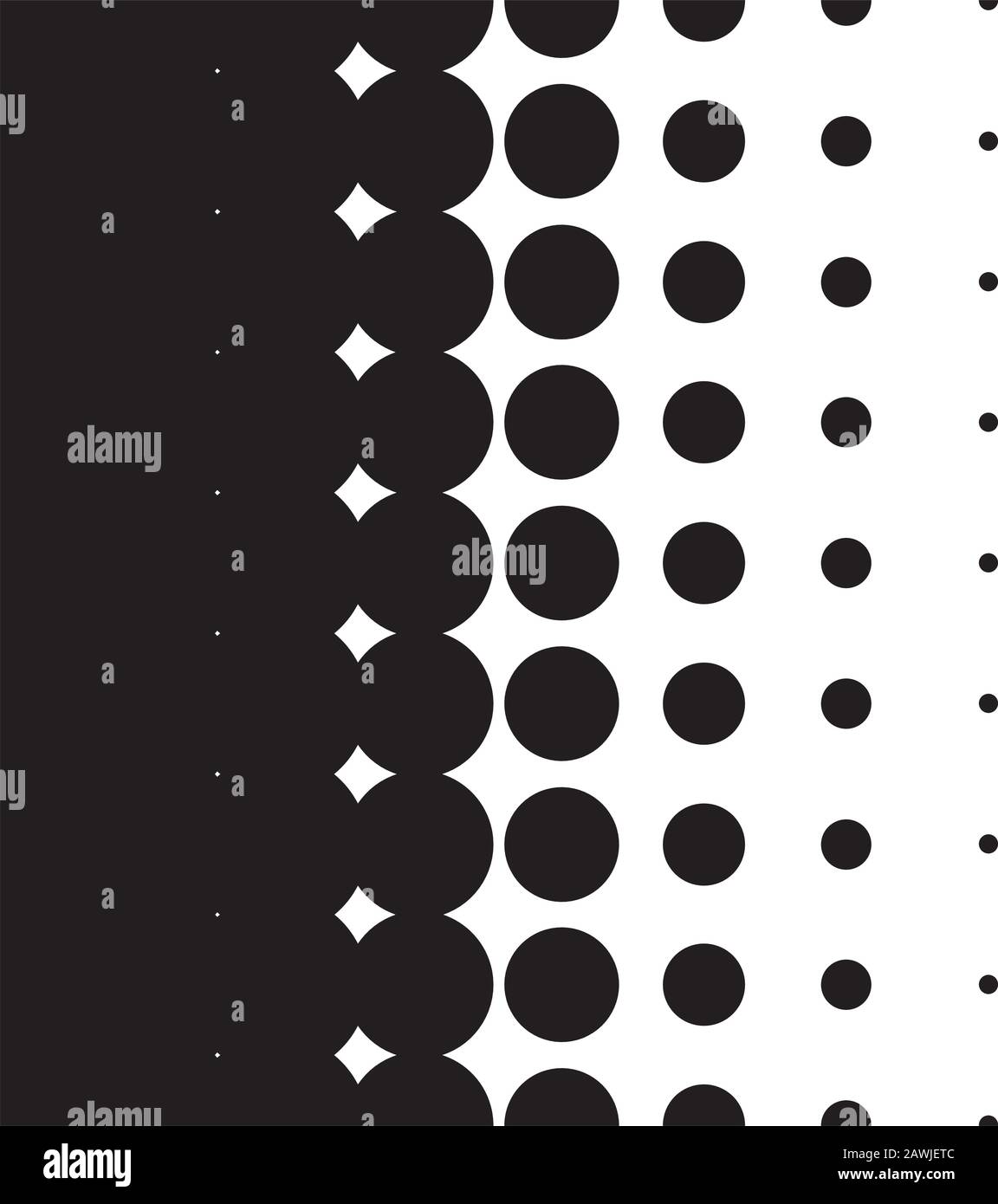 Halftone dots pattern gradient in vector format Stock Vector Image & Art - Alamy