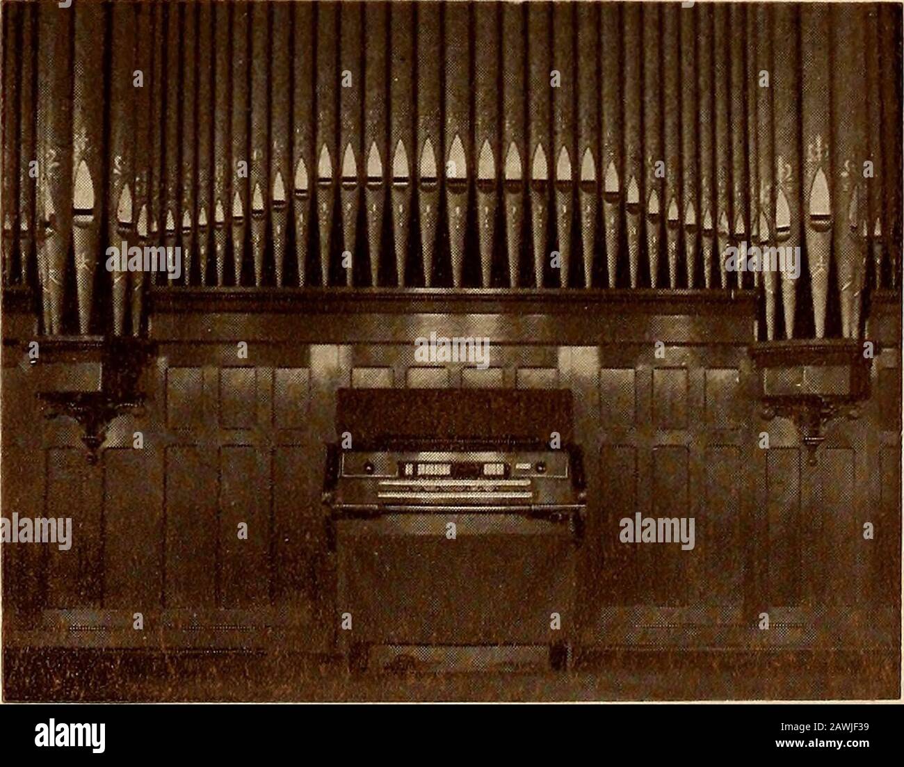 The Northern . Leur Auditorium. Console of Organ ...