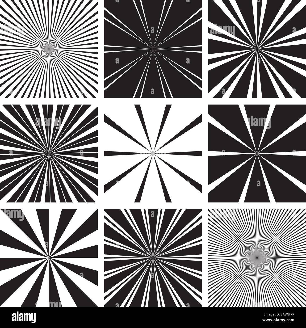 Vector Radial Pattern Graphic Backgrounds Stock Vector Image & Art - Alamy