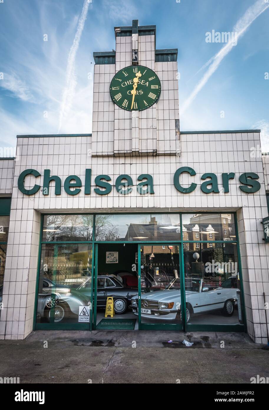 Chelsea Cars garage and showroom, Armoury Way, Wandsworth, London, SW18 ...