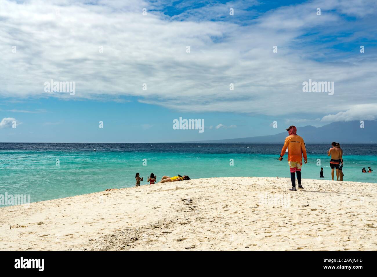 Sumilon Blue water Island in Cebu, Philippines Stock Photo - Alamy