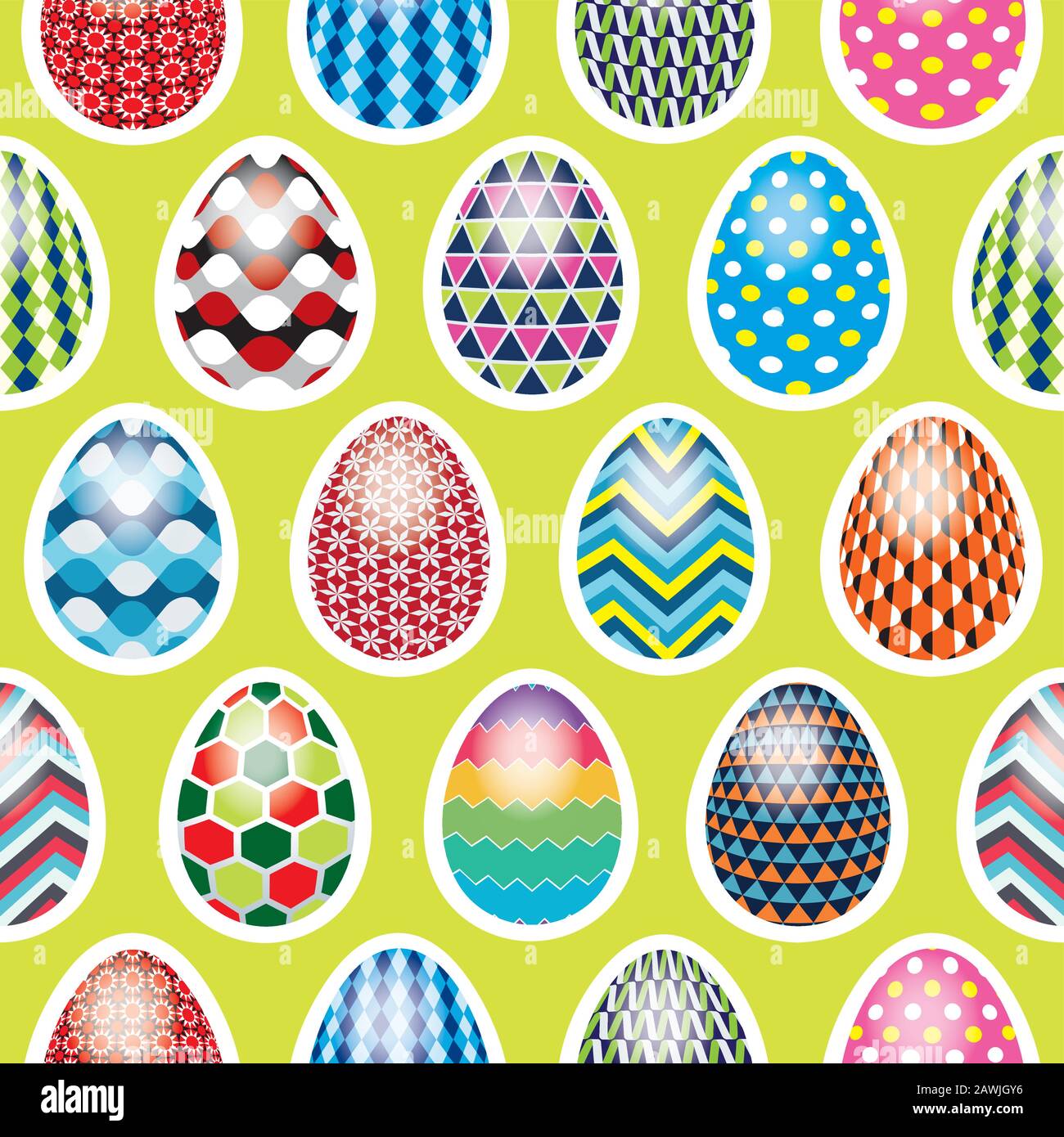 Seamless Easter egg pattern background Stock Vector Image & Art - Alamy