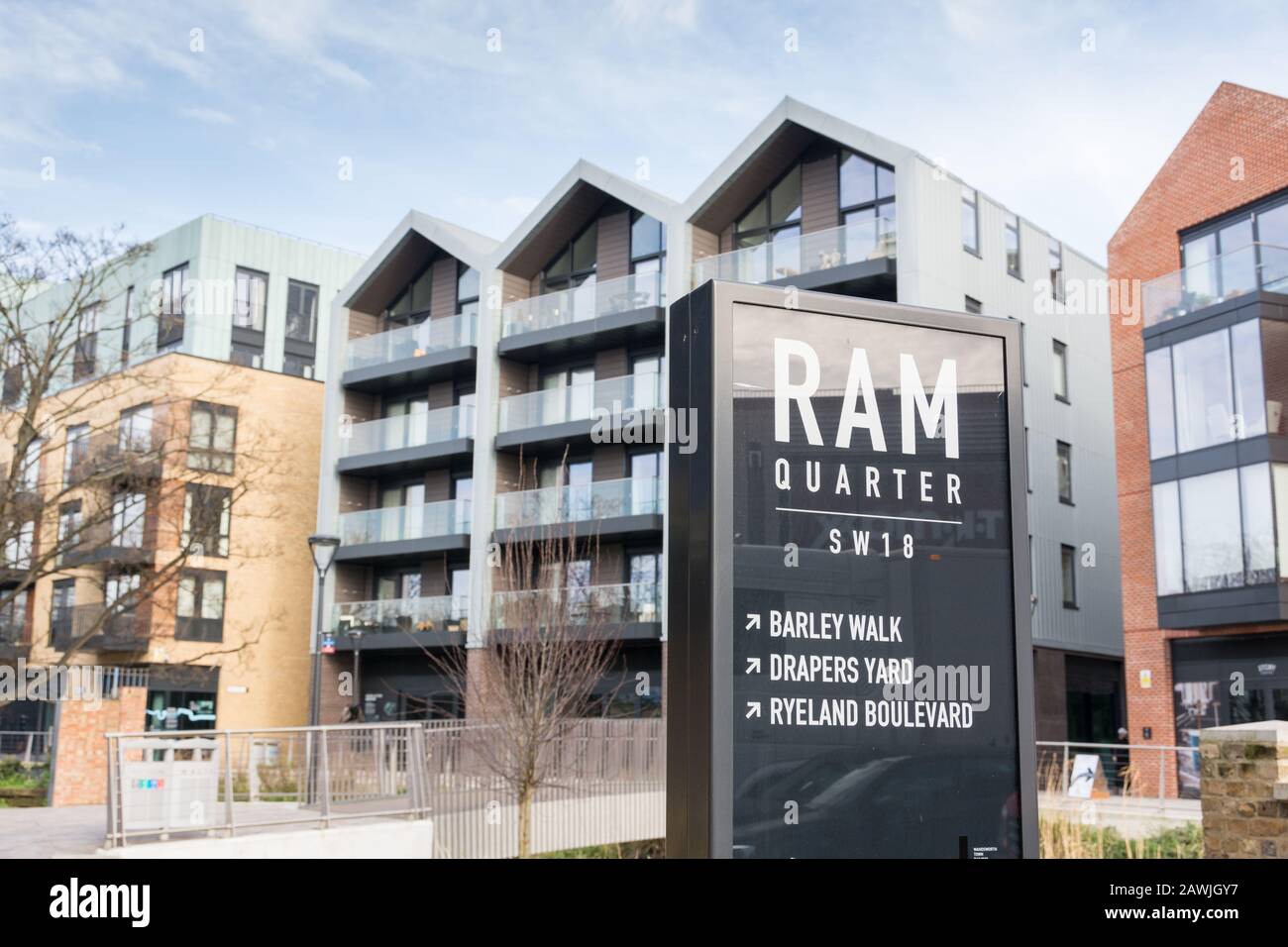 The Ram Quarter on the former Young's Brewery, Wandsworth, London, SW18 ...