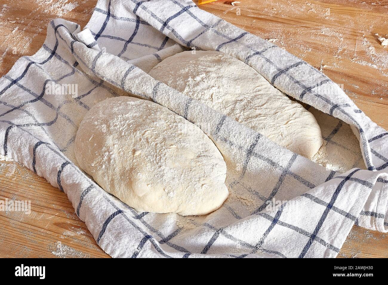 Crusty Homemade Ciabatta Bread Ready to Eat Stock Photo - Alamy