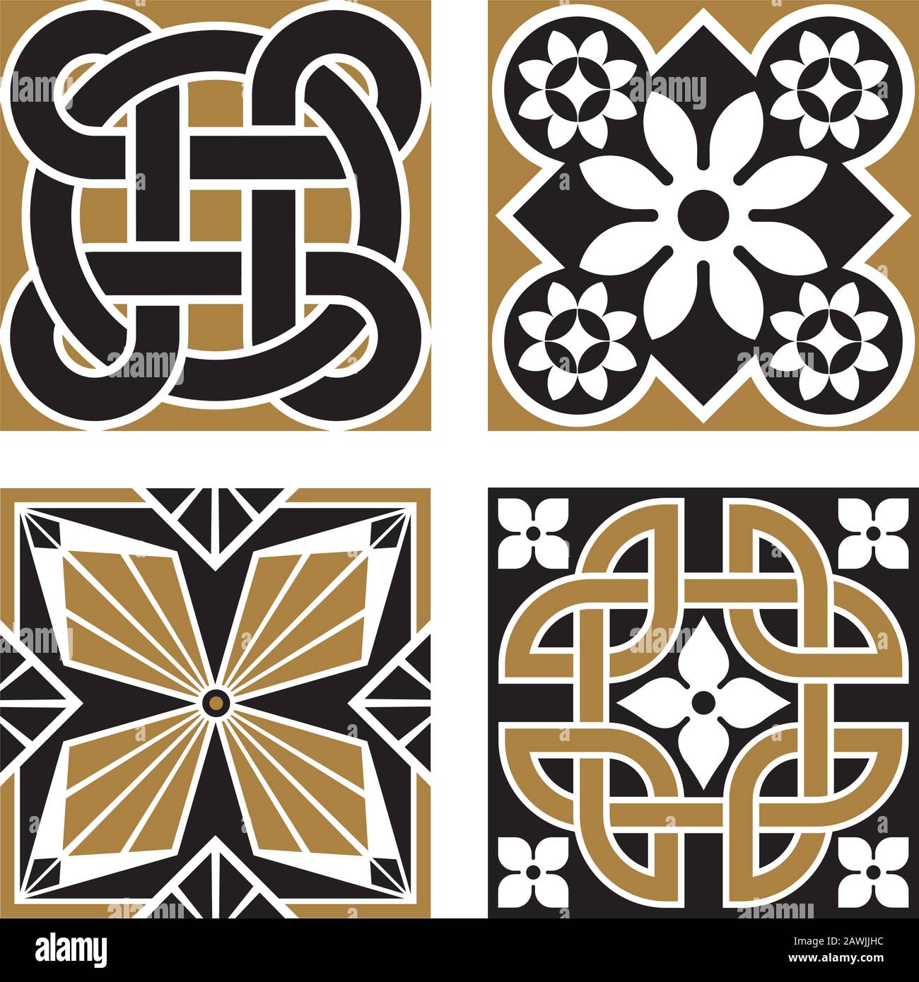 Vintage ornamental patterns Stock Vector Image & Art - Alamy