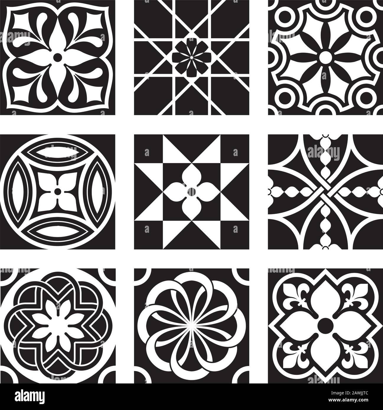 Seamless geometric dot and check weave pattern background Stock Vector ...