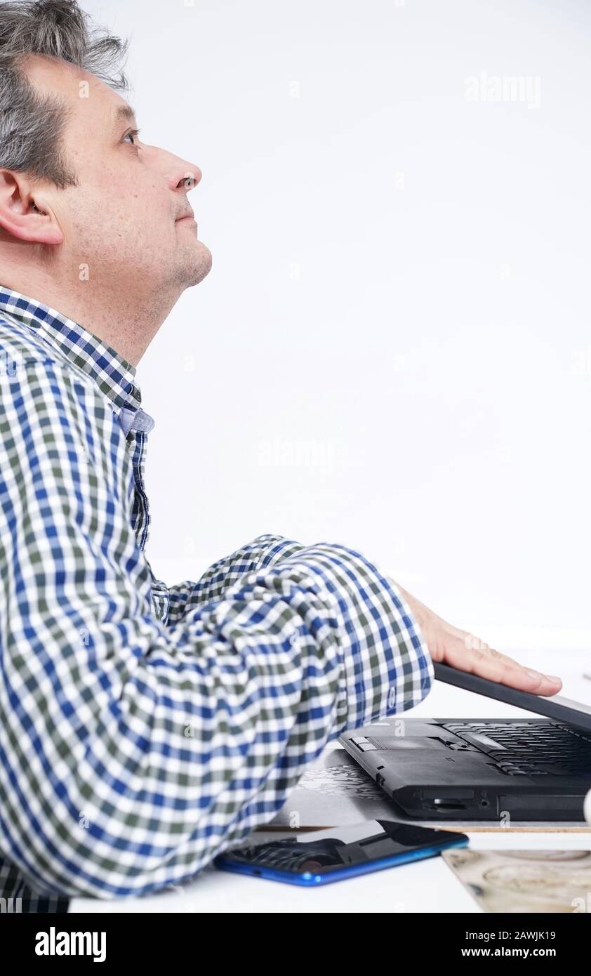 Expression of support human face hi-res stock photography and images ...