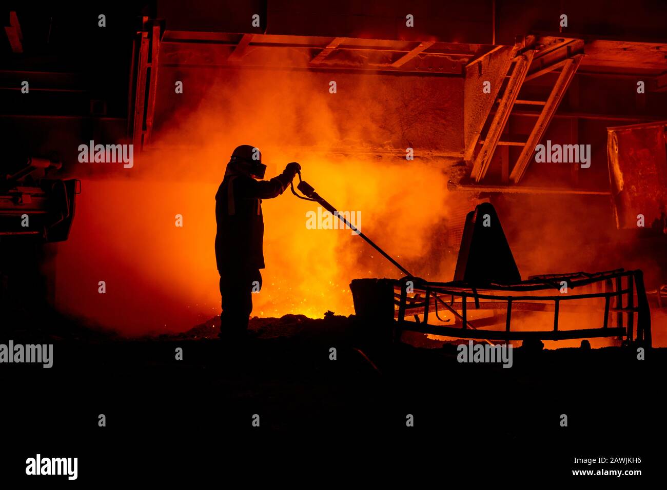 Industrial Worker Blast Furnace High Resolution Stock Photography and ...
