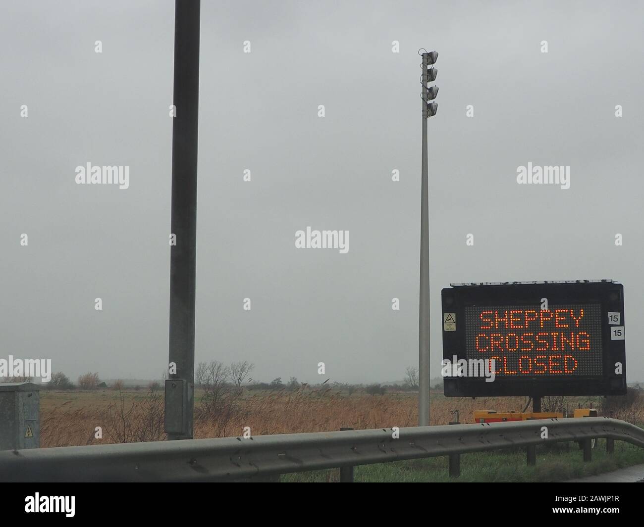 Sheppey crossing closed hi-res stock photography and images - Alamy