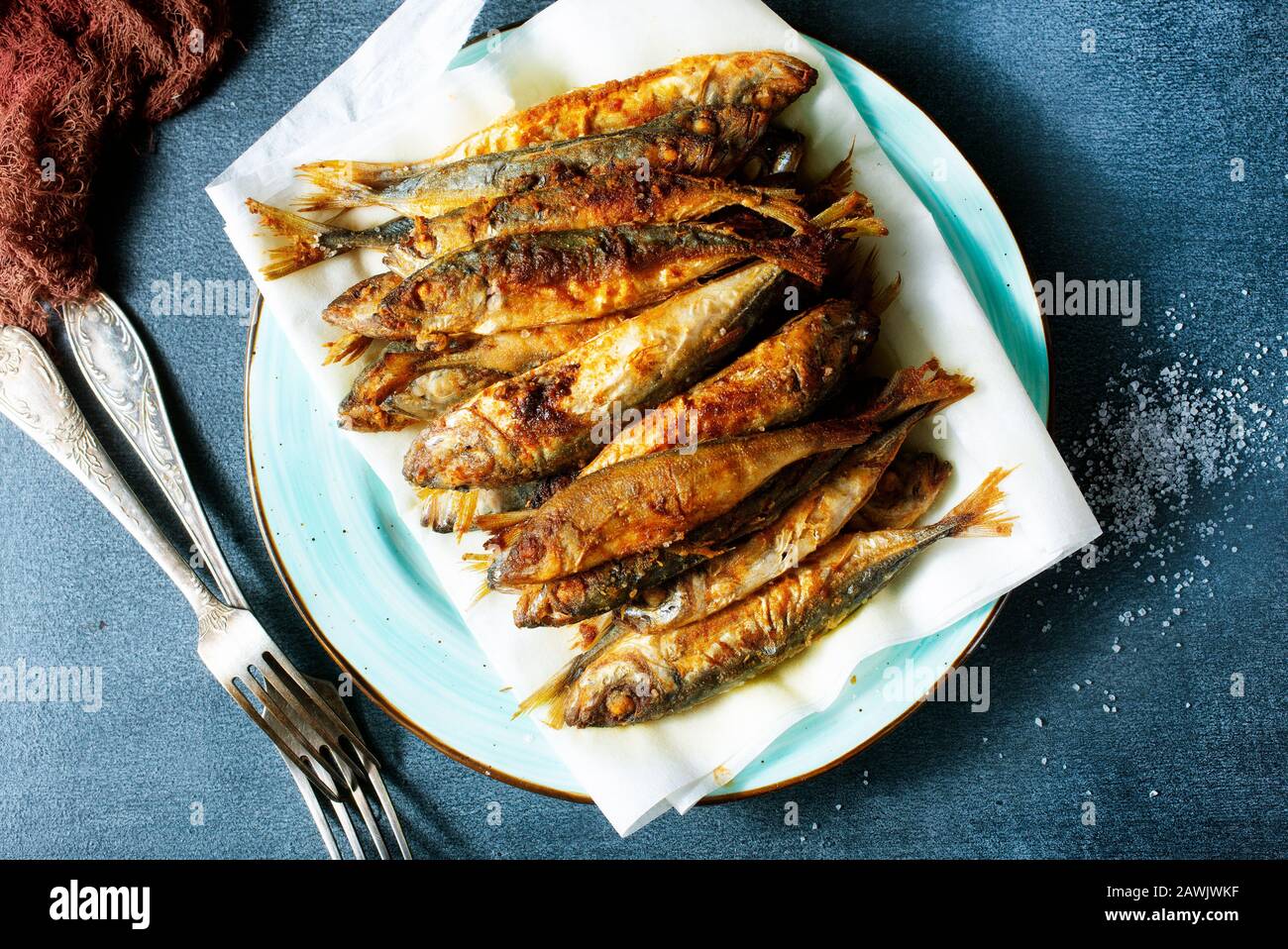 Deep fried sprats hi-res stock photography and images - Alamy