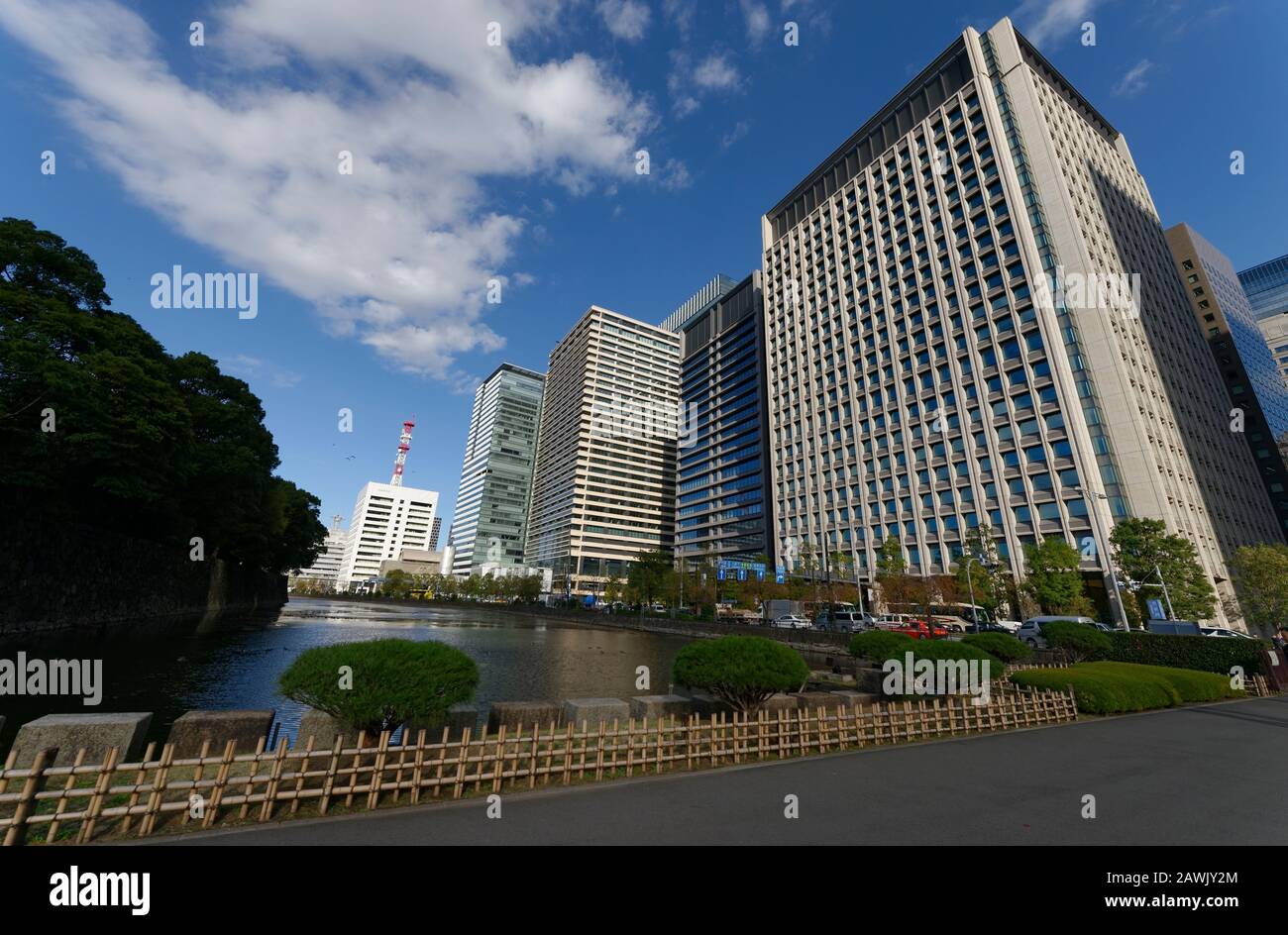 High rise building near Otemachi Subway Station,Tokyo,Japan Stock Photo ...