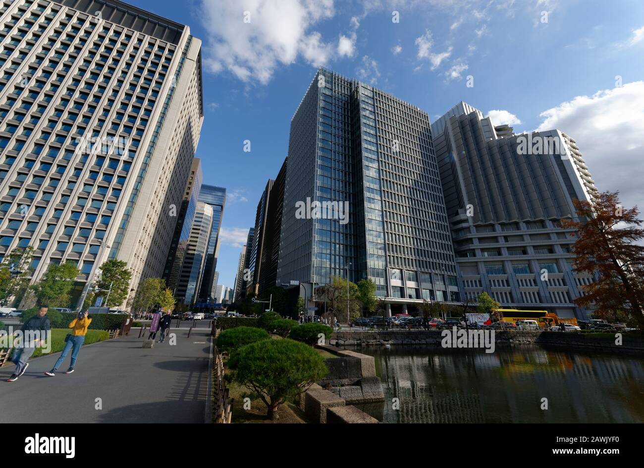 High rise building near Otemachi Subway Station,Tokyo,Japan Stock Photo ...