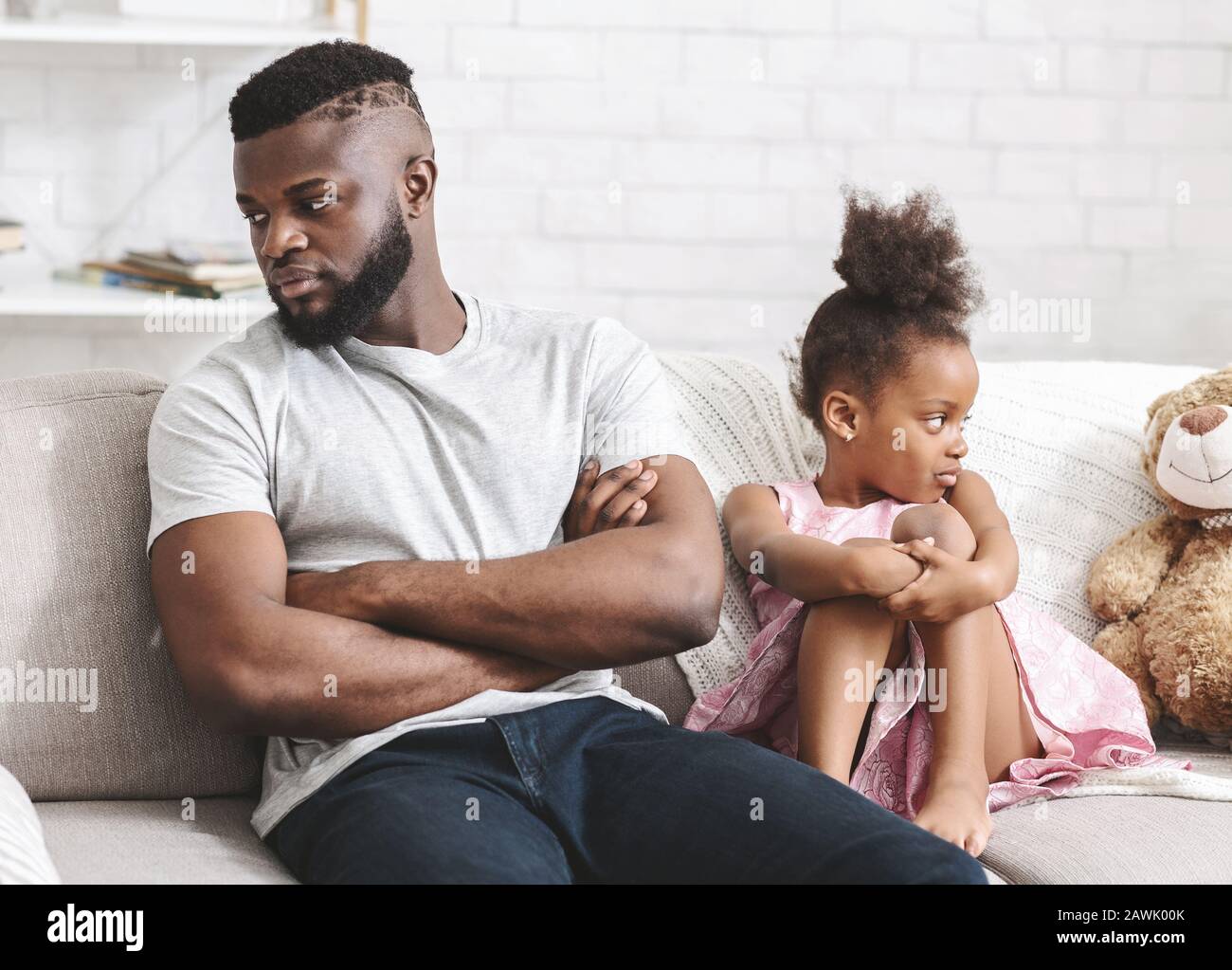 Black dad argument hi-res stock photography and images - Alamy