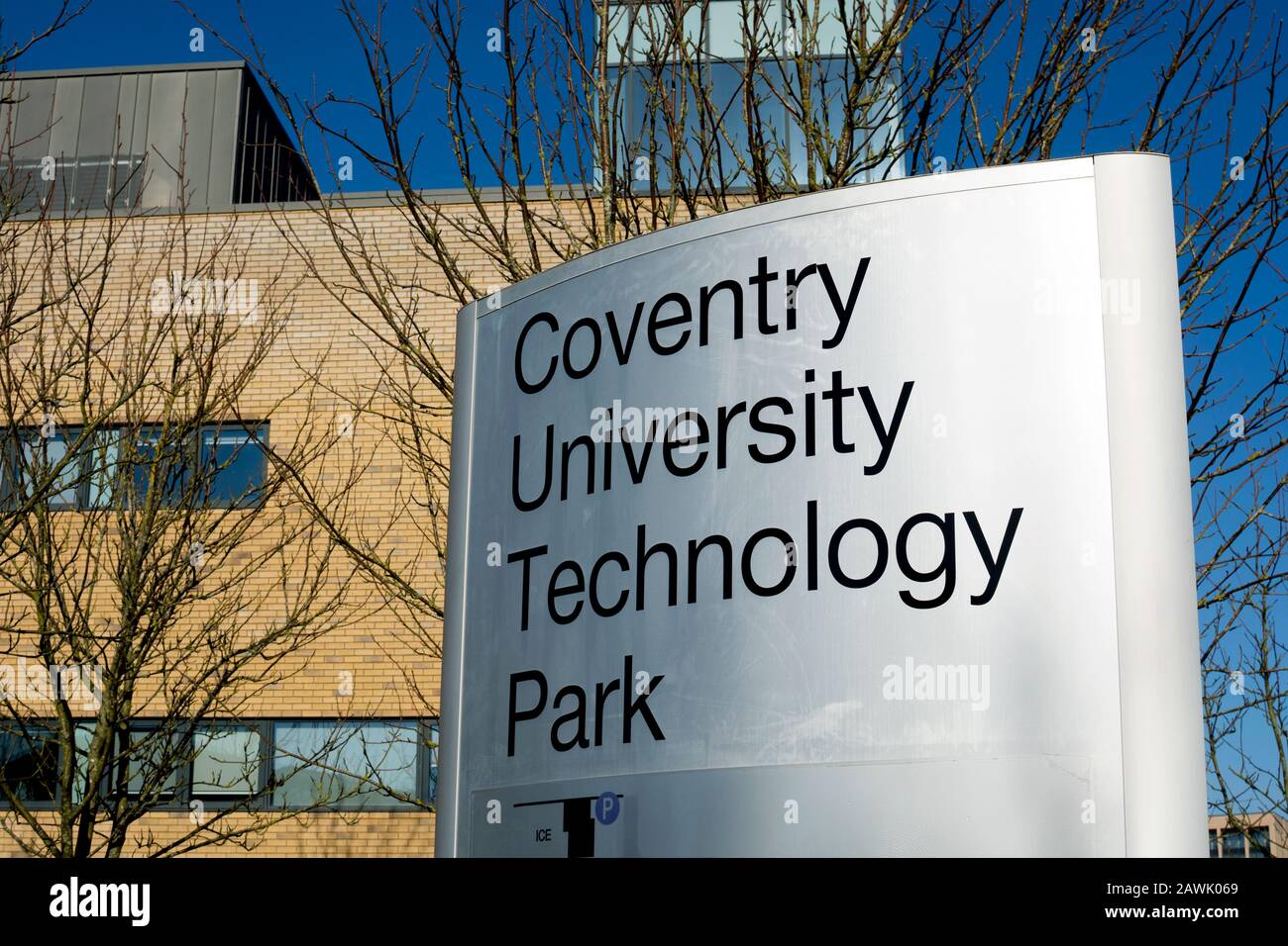 Coventry University Technology Park sign, Coventry, West Midlands ...