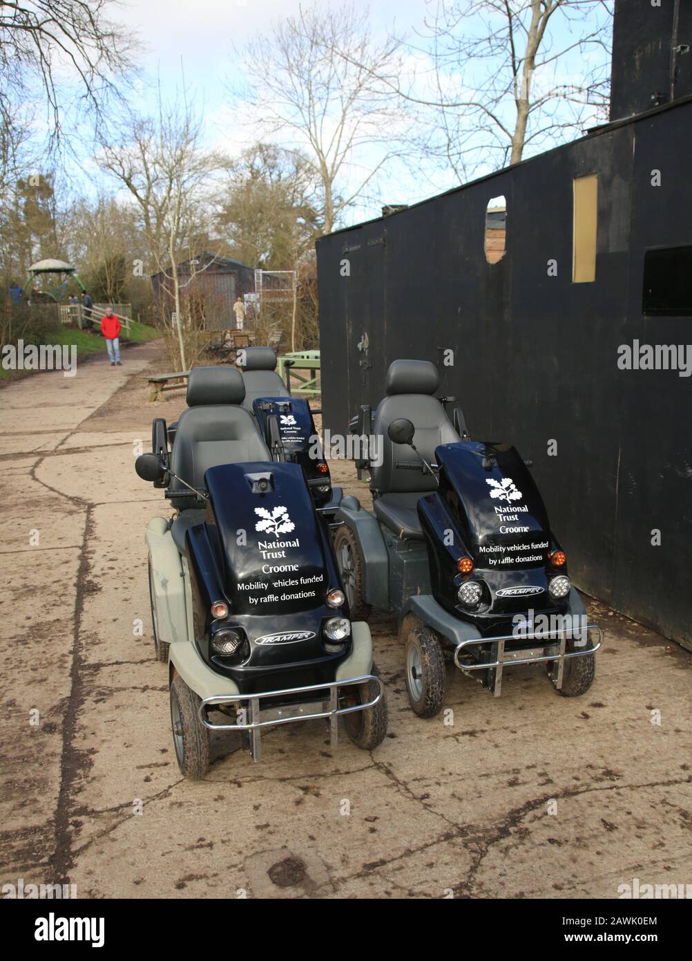 National trust electric mobility vehicles for free hire at Croome court ...
