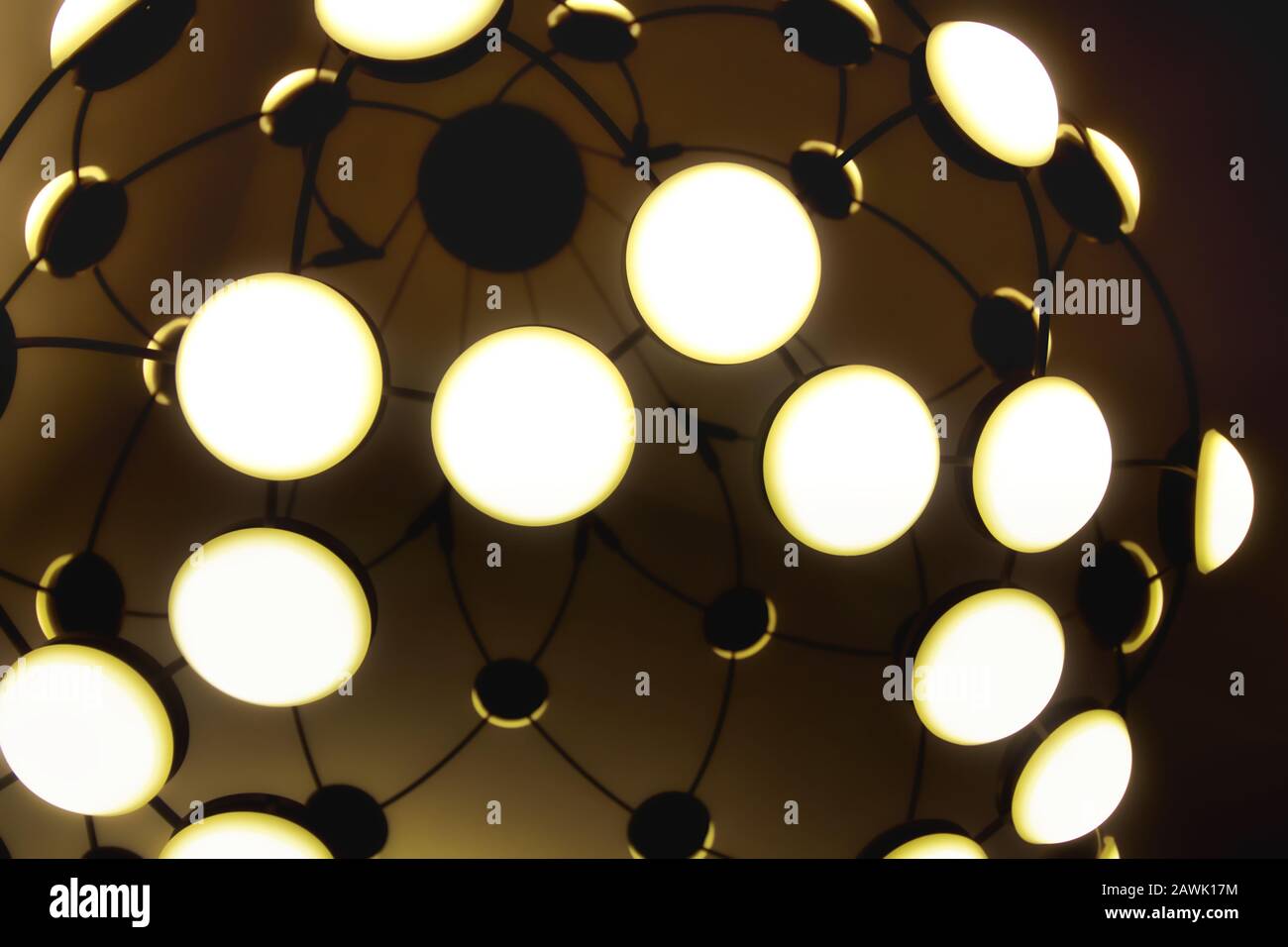 Light nodes connected in an abstract networking concept Stock Photo - Alamy