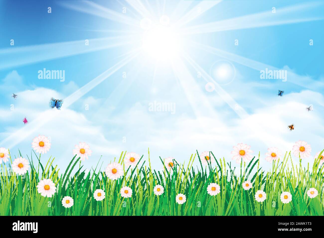 Abstract background beautiful flower for a spring time concept against ...