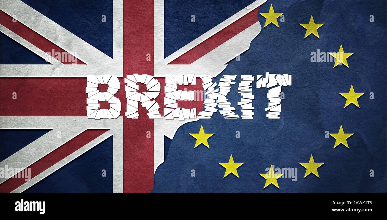 Vote for United Kingdom exit concept Stock Photo - Alamy