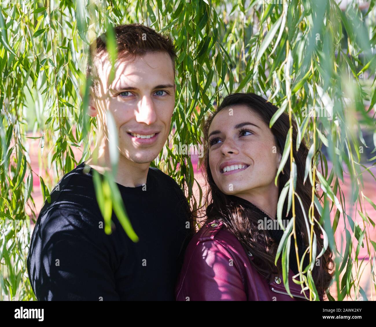 But she in love with young man hi-res stock photography and images - Alamy