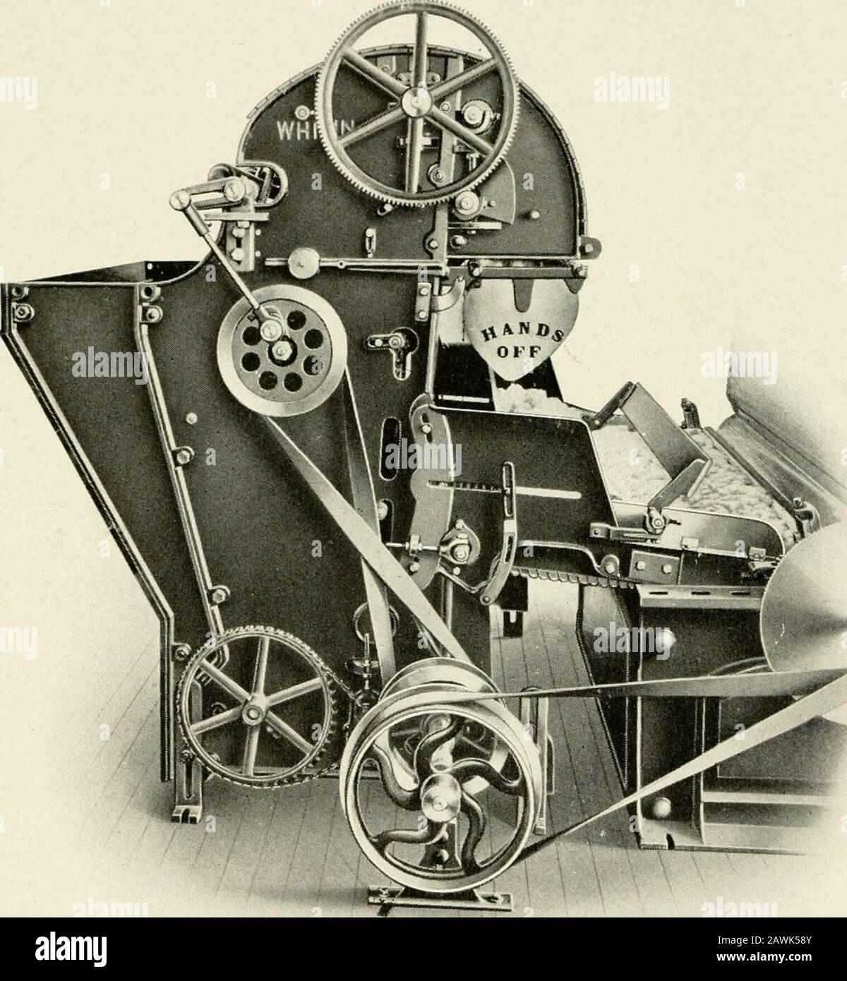 1914 illustrated and descriptive catalog of Whitin cotton waste ...