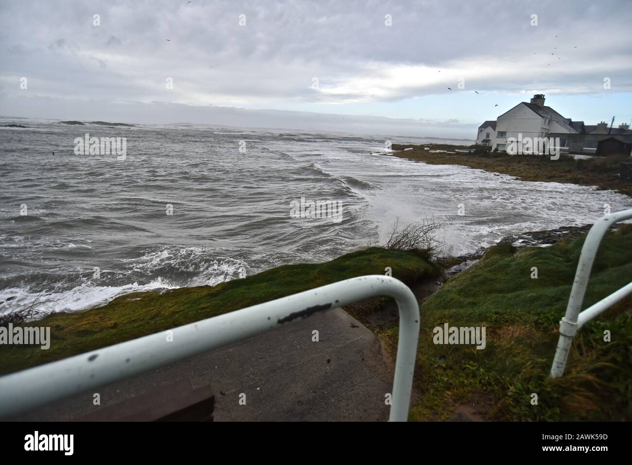 North wales storm hi-res stock photography and images - Alamy