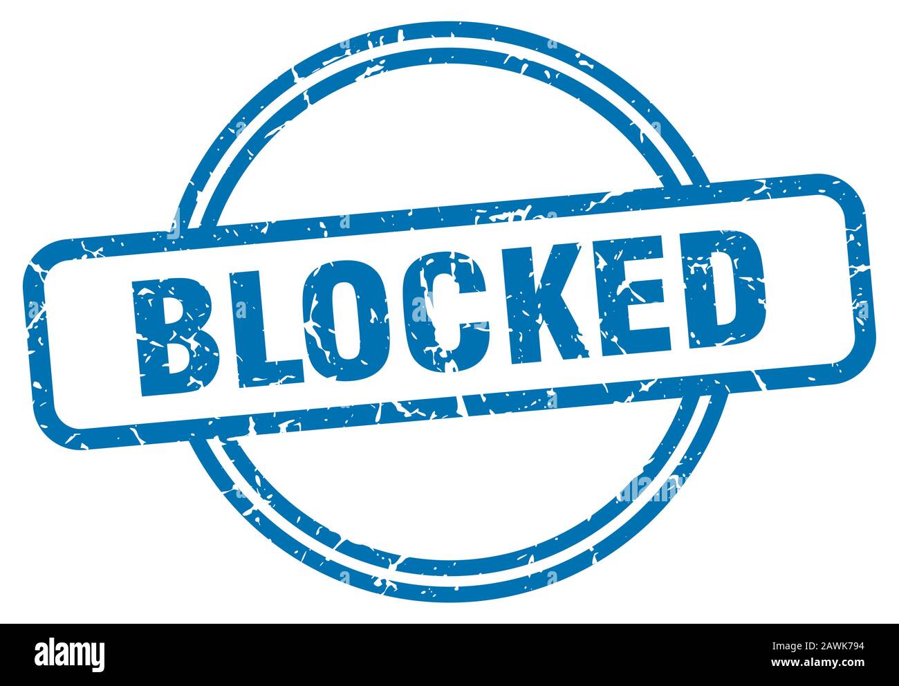 blocked stamp. blocked round vintage grunge sign. blocked Stock Vector ... blocked stamp. blocked round vintage grunge sign. blocked Stock Vector ...