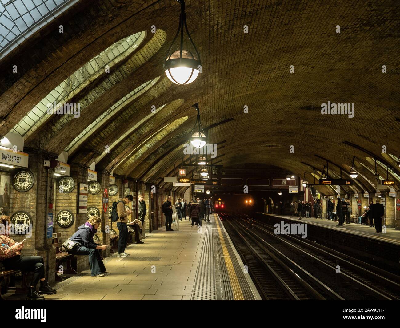 Baker street underground station hi-res stock photography and images ...