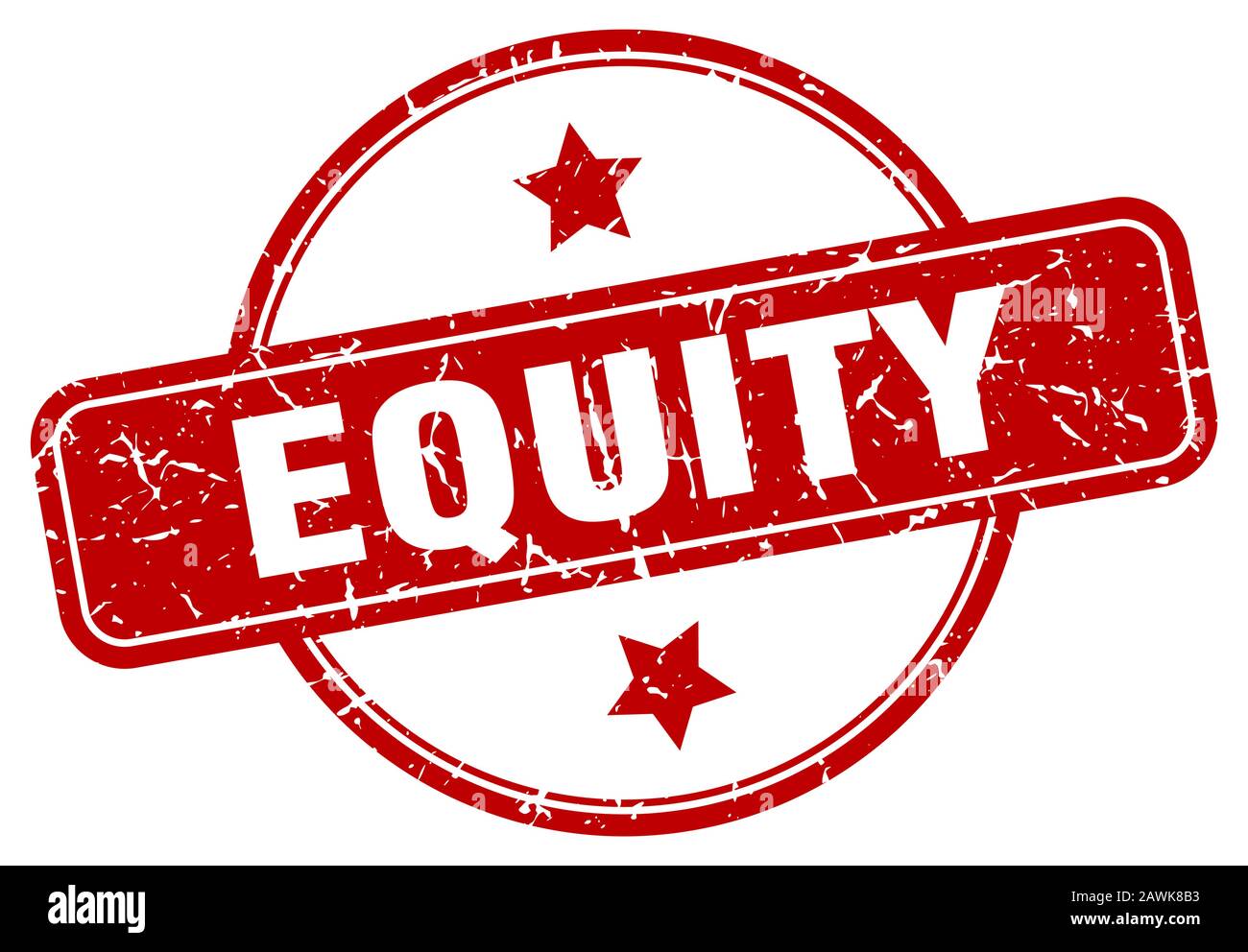 equity stamp. equity round vintage grunge sign. equity Stock Vector ...