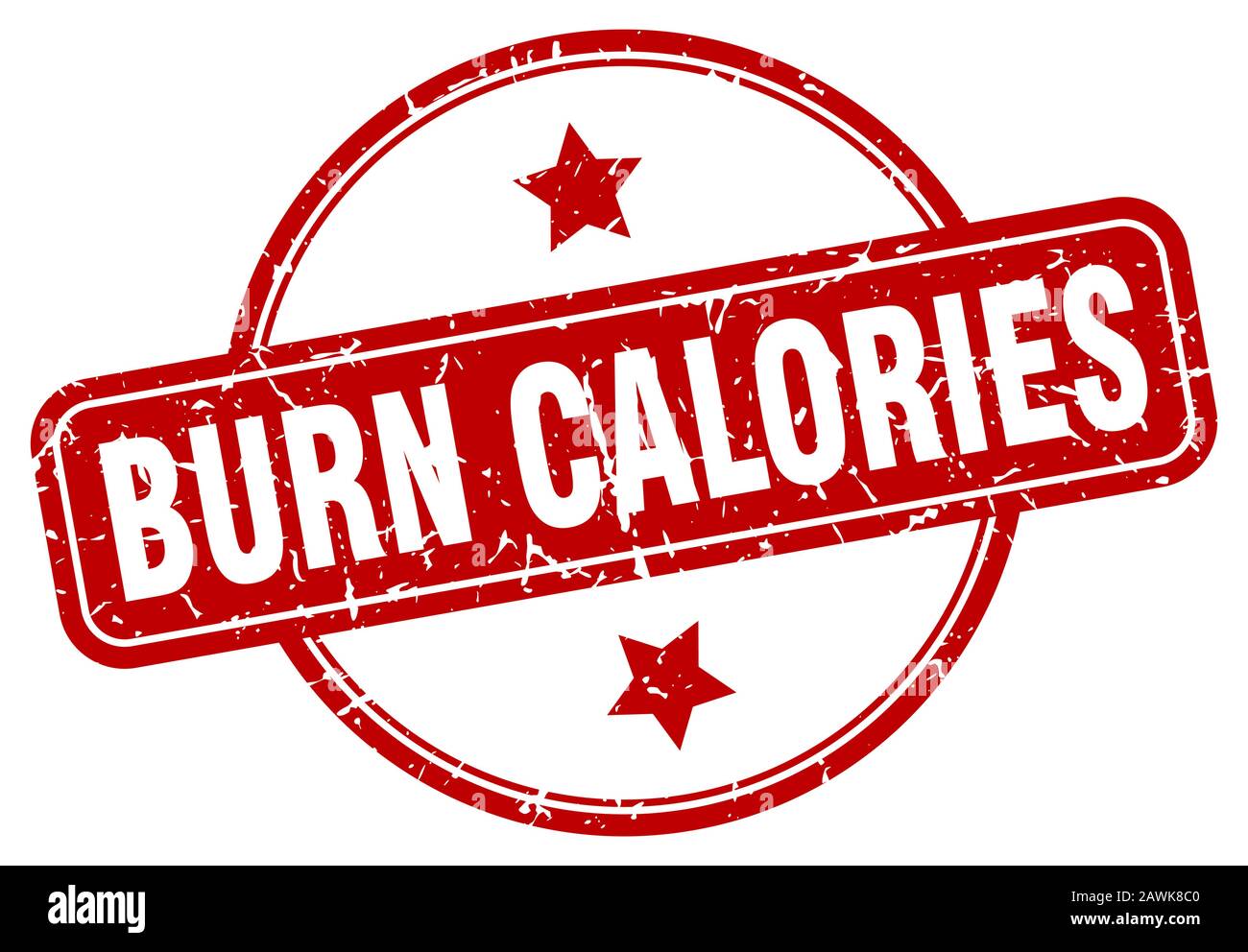 Burn calories stamp hi-res stock photography and images - Alamy