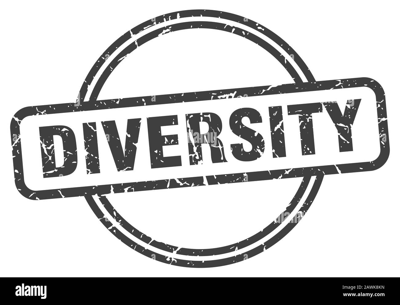 diversity stamp. diversity round vintage grunge sign. diversity Stock ...