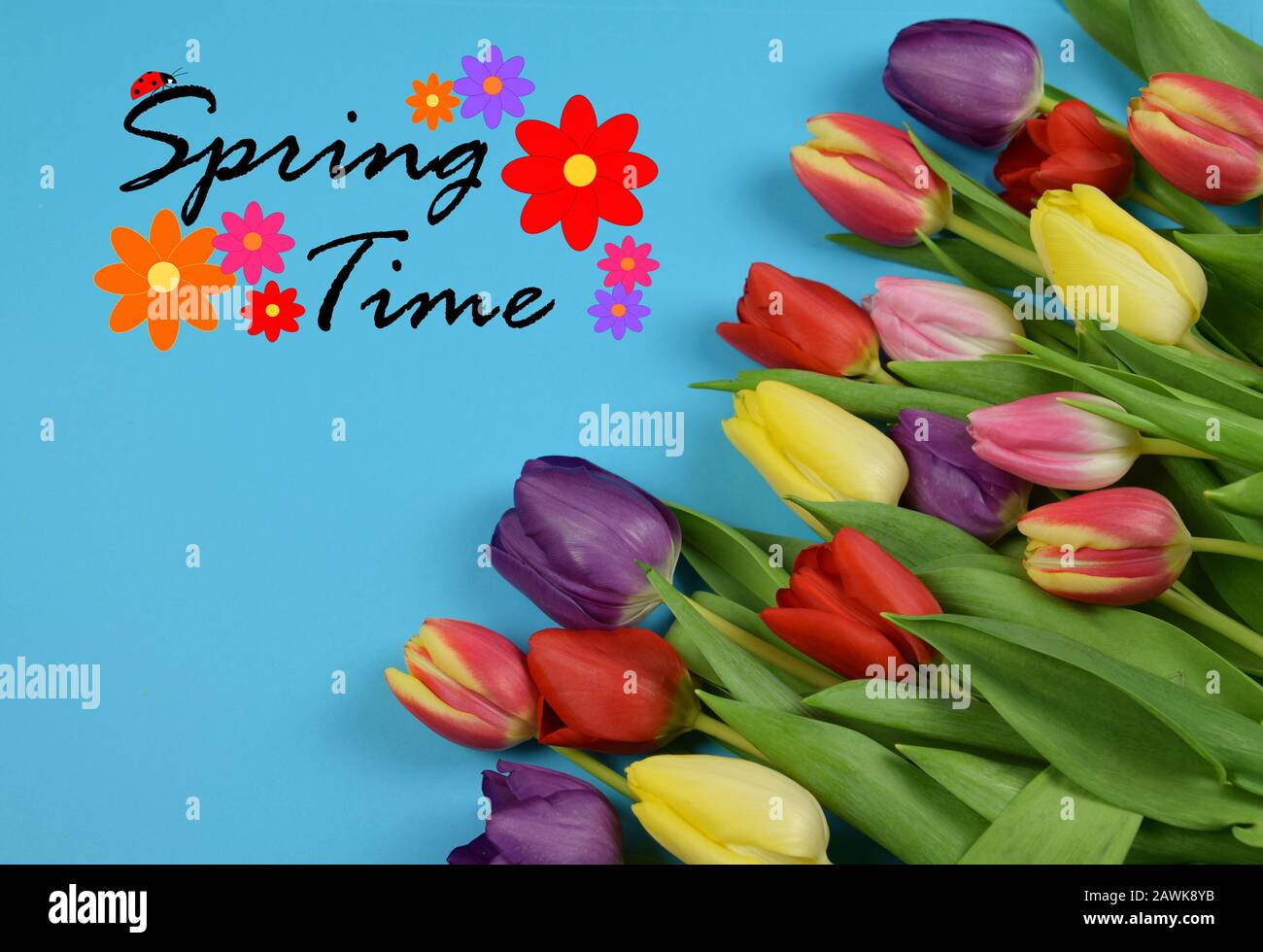 Spring march april may words hi-res stock photography and images - Alamy