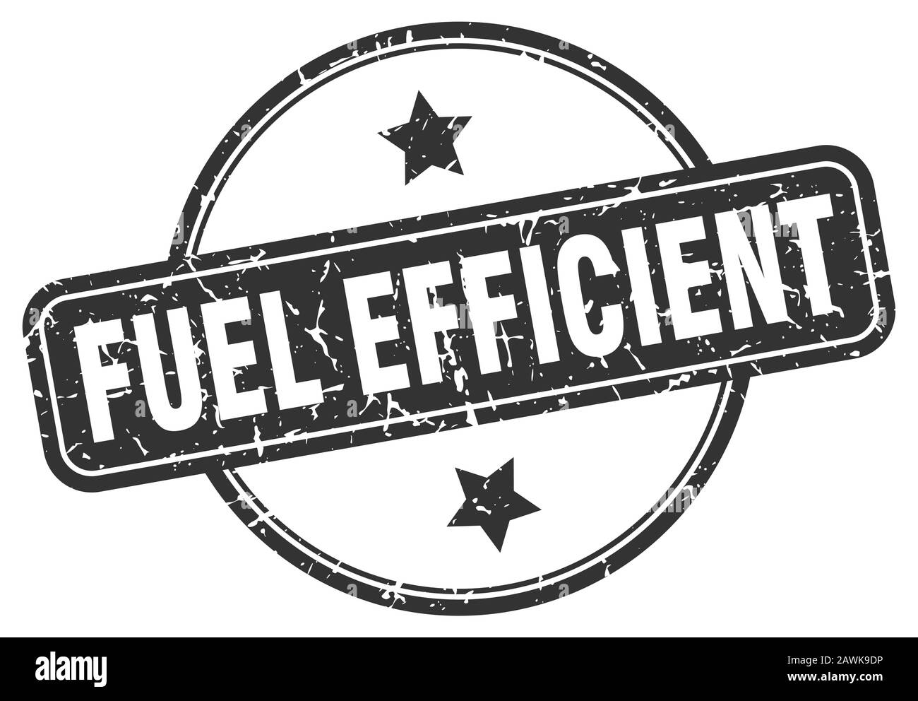 fuel efficient stamp. fuel efficient round vintage grunge sign. fuel ...
