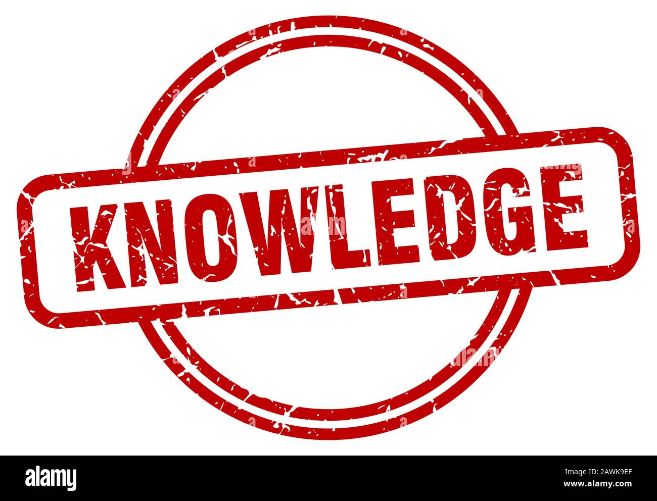 knowledge stamp. knowledge round vintage grunge sign. knowledge Stock ...
