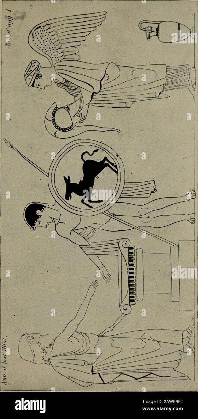 Erichthonius and the Three Daughters of Cecrops . Fig. 4 Stock Photo ...
