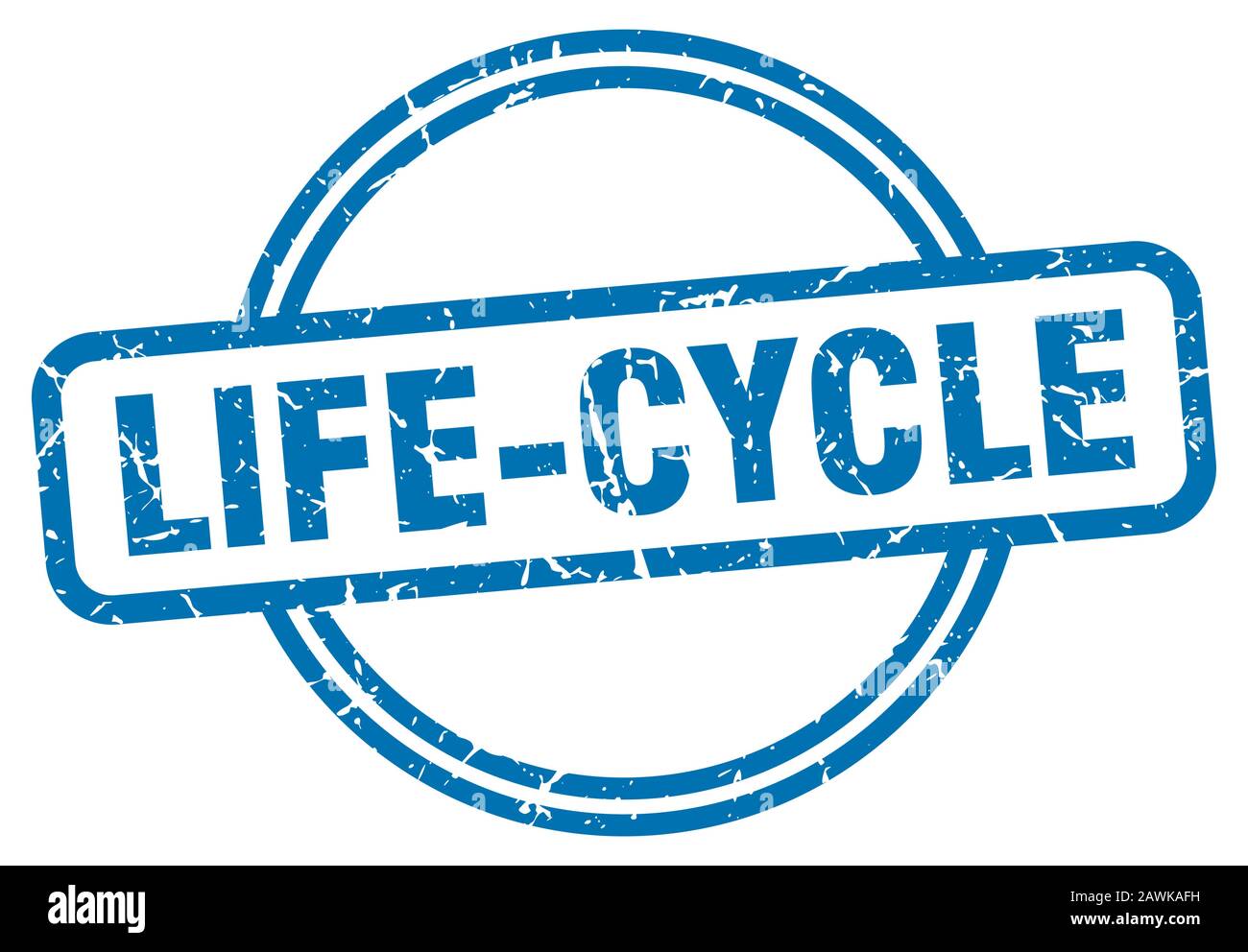 life-cycle stamp. life-cycle round vintage grunge sign. life-cycle ...