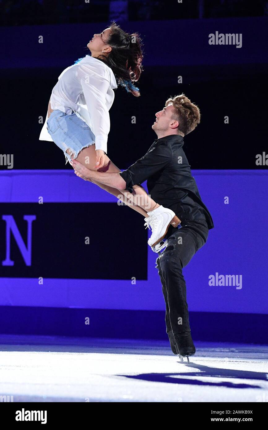Seoul, South Korea. 9th Feb, 2020. Yura Min & Daniel Eaton (KOR ...